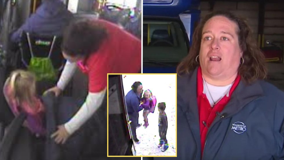 Bus Driver Rescues Two Kids Wandering in the Bitter Cold Without Their ...