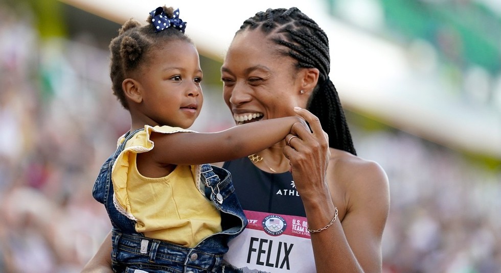 How Allyson Felix is Helping Athletic Moms Everywhere get Child Care ...