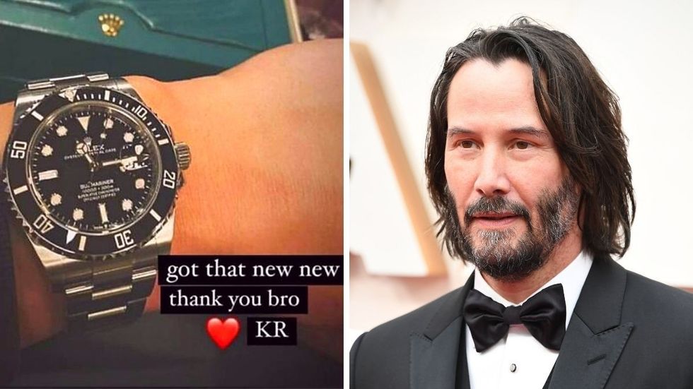 Keanu Reeves Surprises Entire Crew With $7000 Personalized Rolex ...