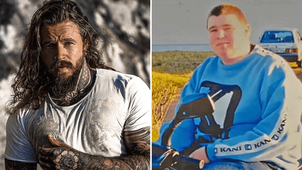 Man Loses 180 Pounds and Transforms Into a Fit, Tattooed Model - Goalcast