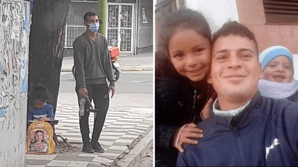 Man Sees Father and Daughter Doing Homework on the Street and Offers ...