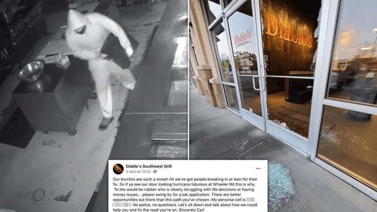 Restaurant Owner Catches Robber Red-Handed-Instead of Calling the ...