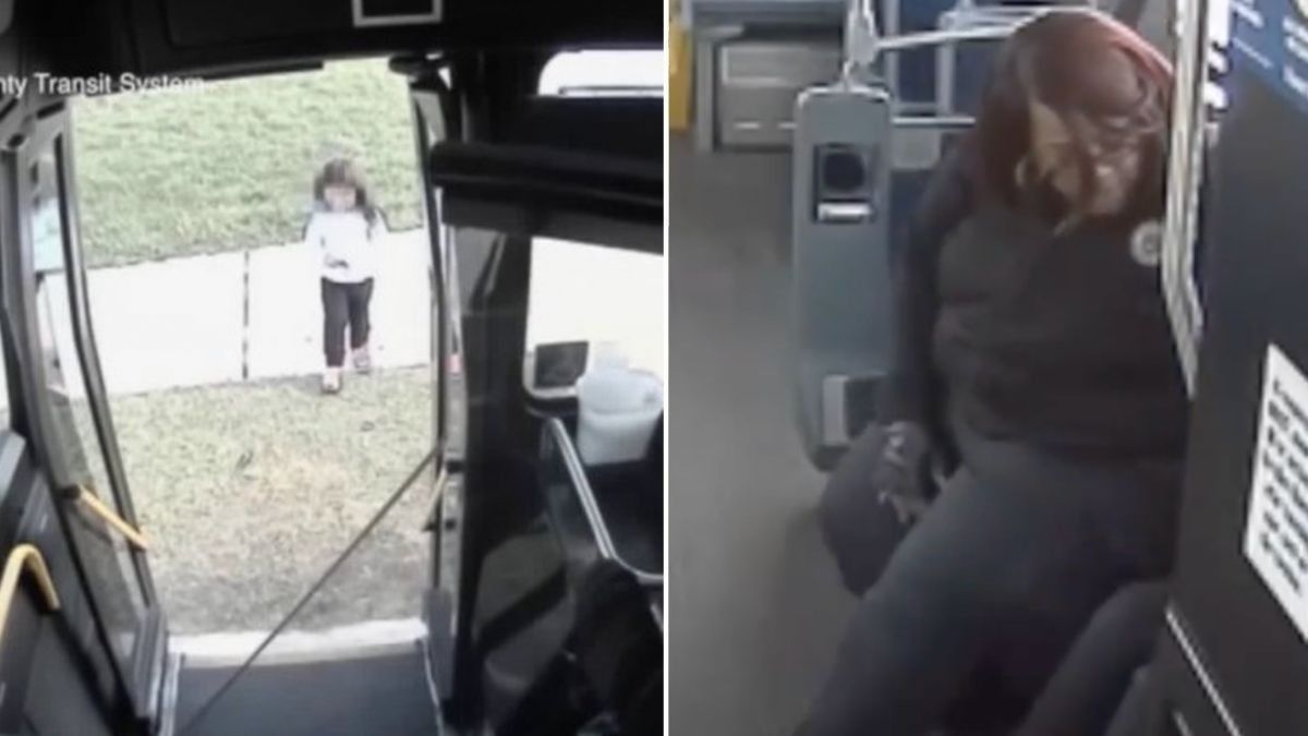 Bus Driver Follows Her Gut After Seeing Little Girl Wandering the ...