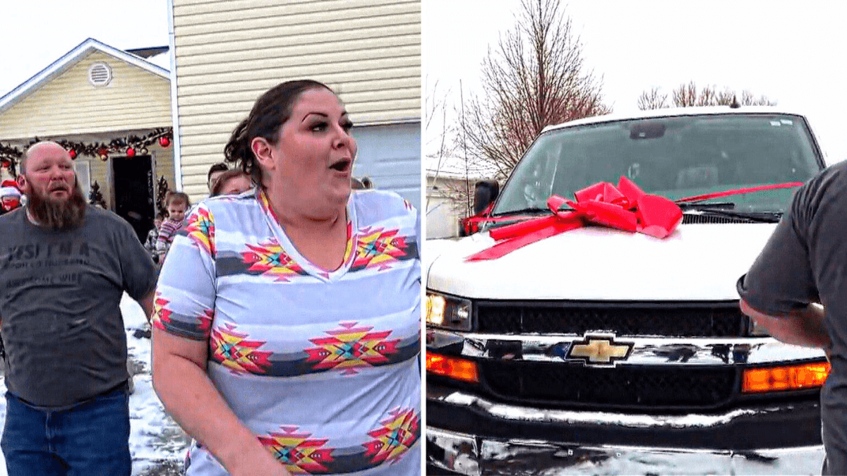 ‘Secret Santa’ Gifts Struggling Family of 14 a Brand New Van and $1,000 ...