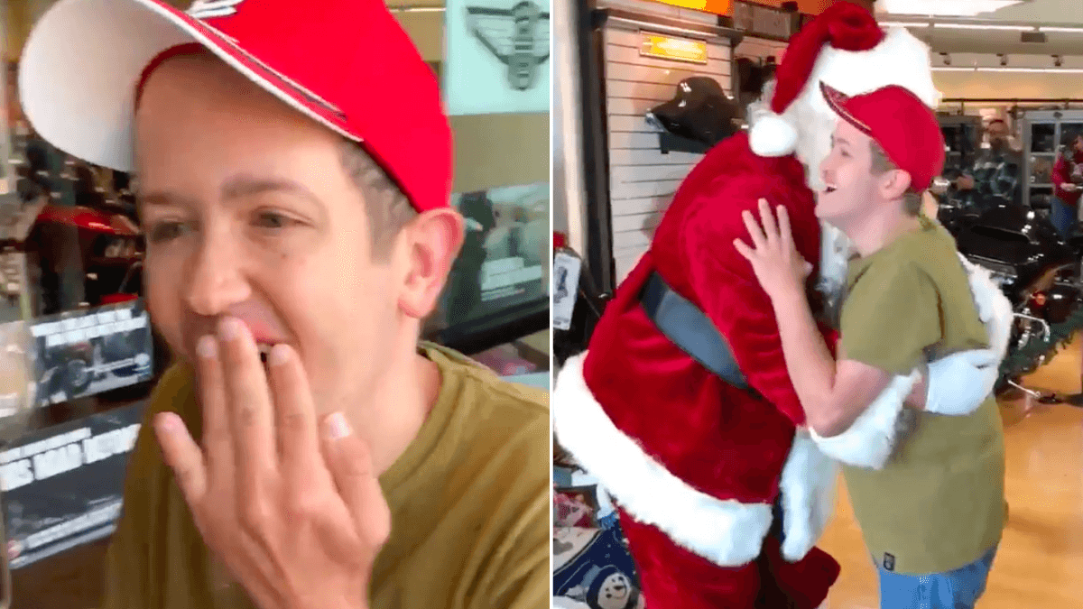 Young Man With Rare Disorder Gets to Meet Santa — His Reaction Is ...