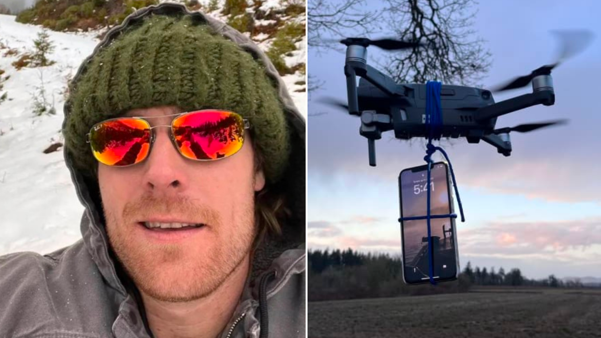 Oregon Man Stranded in the Snow Uses a Drone to Send Cry for Help