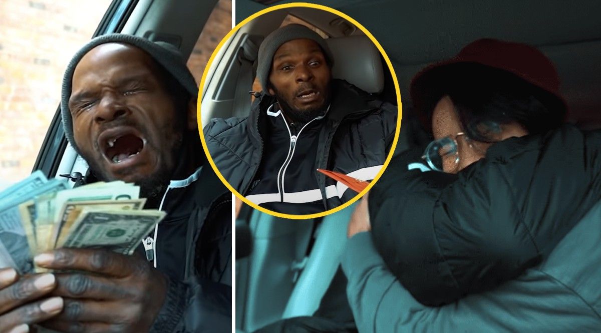 Homeless Man Bursts Into Tears After Finding Out Strangers Raised Over ...