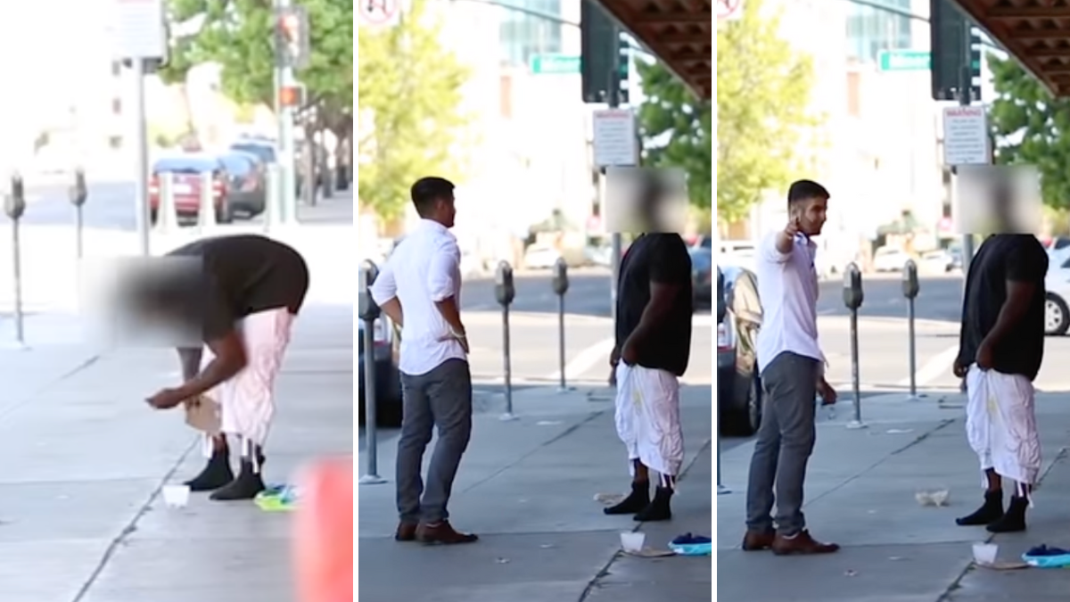 Homeless Man Uses His Own Money to Pay for a Stranger’s Car at Parking ...