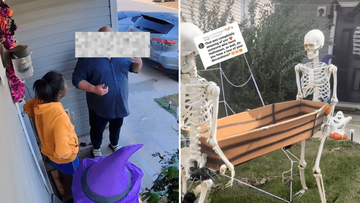 Neighbor Asks Mom of 4 to Remove Her Halloween Decorations for This Reason