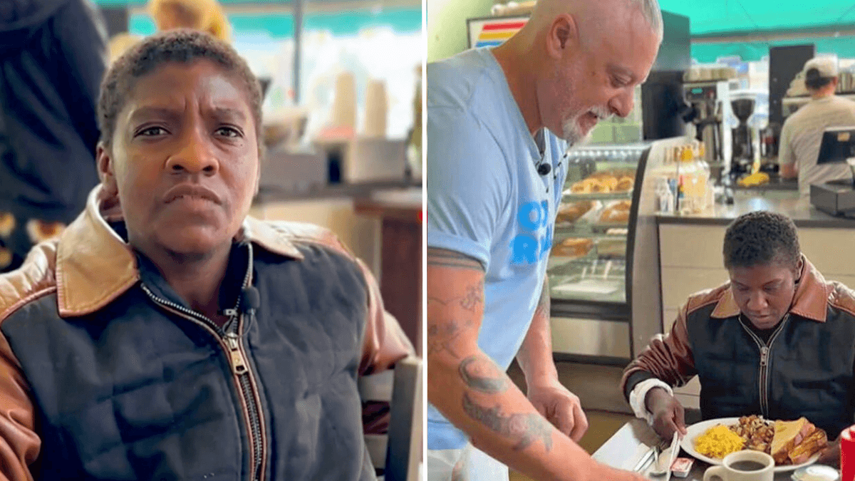 Diner Owner Gives Free Meals to People in Need - No Questions Asked